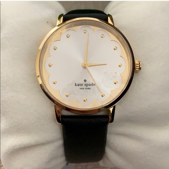 kate spade | Accessories | Sale Kate Spade Scallop Gold Face Watch ...